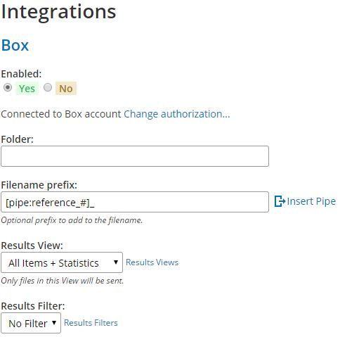 Box Integration: Send Attachments to Box - Formsite