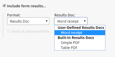 Create Word Documents from Form Results - Formsite