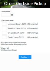 Curbside Pickup Order Form Template | Formsite