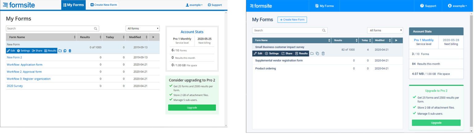 New Design for Formsite! See the Changes and Updates Here. - Formsite