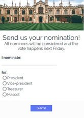 Nomination Form Template | Formsite