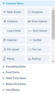 Example Form Templates Show Items, Features, and Logic Examples - Formsite