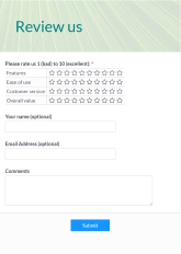 Review web form builder - synergyfreeloads