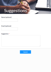Suggestion Form Template | Formsite