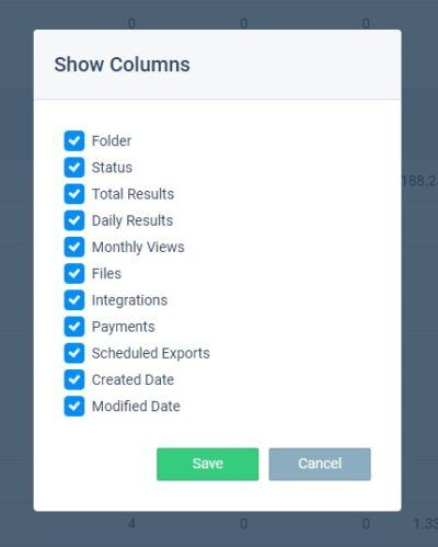 Updates to My Forms List for Formsite Accounts - Formsite