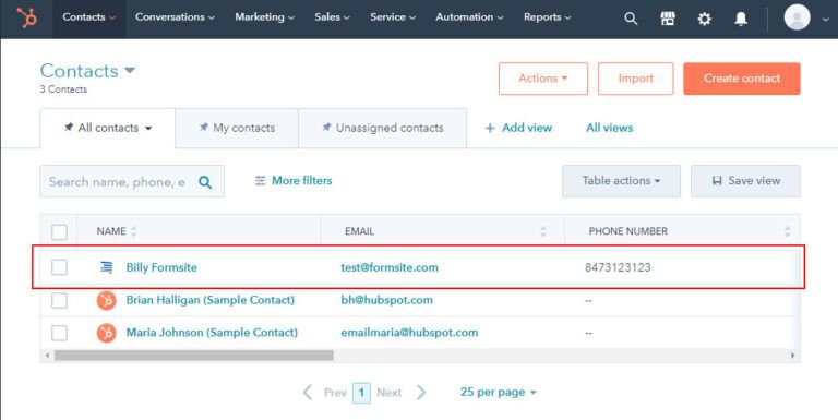 Integrate Online Forms with HubSpot - Formsite
