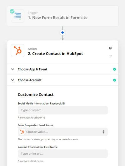 Integrate Online Forms with HubSpot - Formsite