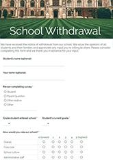School Withdrawal Form Template | Formsite