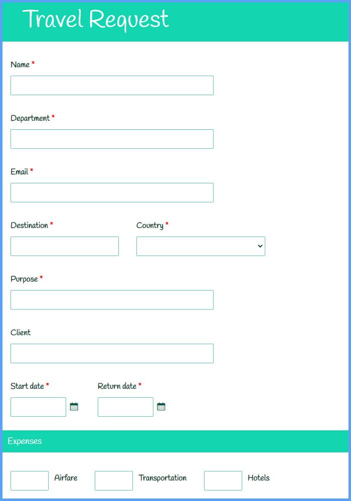 Travel Request Form Template Excel Database Vrogue co