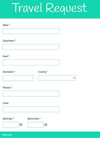 Request Form Templates | Formsite
