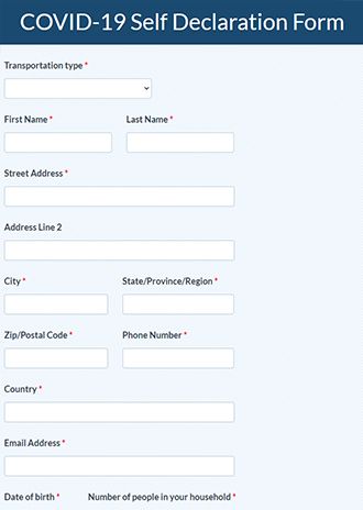 COVID-19 Form Templates | Formsite