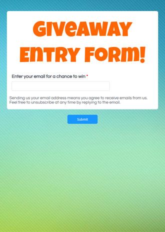 Entry Form Templates | Formsite