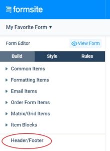 Form Header and Footer Uses, Tips & Examples - Formsite