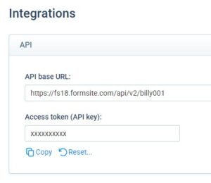 Working With the Formsite API & Sample Code - Formsite