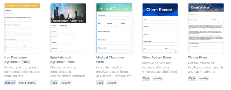 Waiver Template Forms and Other Agreement Examples - Formsite