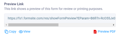 Preview Link and Preview PDF for Review and Print - Formsite