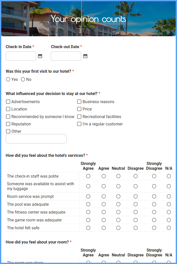 Hotel Evaluation Form Template Formsite | My XXX Hot Girl Hotel Evaluation Form Template Formsite | My XXX Hot Girl
