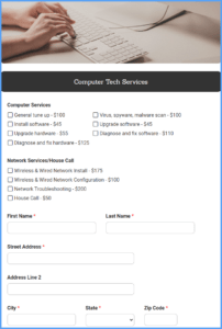 Service Order Form Template: Simplifying Customer Requests Template ...