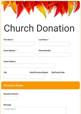 Donation Form Templates | Formsite