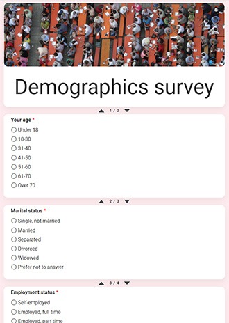 Research Form Templates | Formsite