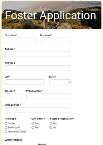 Application Form Templates | Formsite