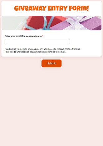 Entry Form Templates | Formsite