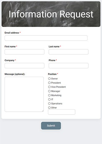 Request Form Templates | Formsite