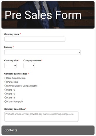 Lead Generation Form Templates | Formsite
