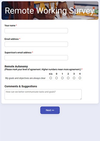 Evaluation Form Templates | Formsite