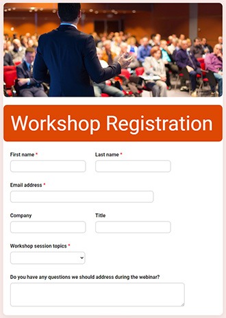 Registration Form Templates | Formsite