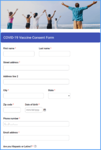COVID-19 Vaccine Consent Form Template | Formsite