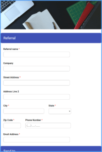 Referral Form Template | Formsite