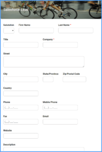 Salesforce Lead Example Forms & Templates | Formsite